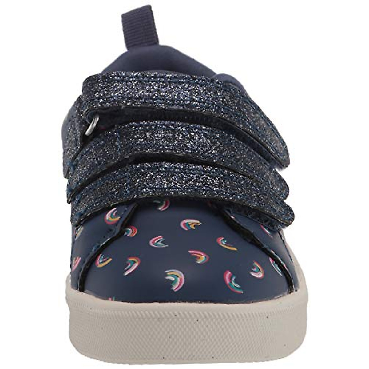 OshKosh B'Gosh girls Garland Sneaker, Navy, 4 Toddler US