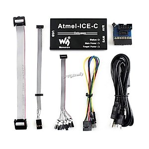 Compatible Powerful Atmel-ICE MCU AVR SAM Xmega Programmer Debugger On-chip Debug Supports JTAG aWire PDI debugWIRE SWD TPI SPI Interface Original ATMEL-ICE-PCBA Inside @XYGStudy