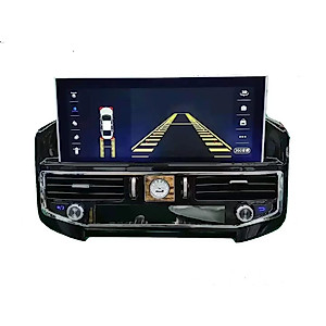 12.3” Android Car Radio Navigation Multimedia Auto Head Unit Monitor with Clock, for Land Cruiser LC200 2008-2015 Original car with Screen Version