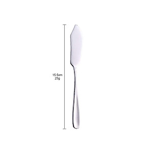 Butter Knives Set of 12 Cheese Spreaders BUY&USE 6.1-Inch 18/10 Stainless Steel Silver Kitchen Knives for Butter Sandwich Cheese, Mirror Polish