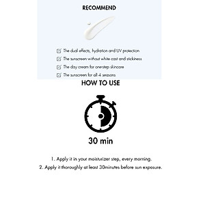 Dr.Ceuracle Hyal Reyouth Moist SunㅣSkin Concernㅣ Essence-like Sunscreen without stickiness