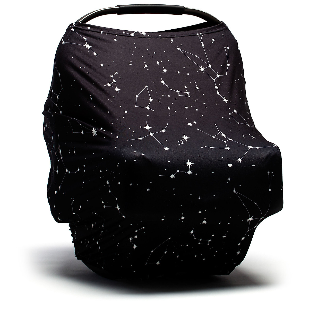 Moody Park Baby - Baby Carseat Cover - Ultra Soft and Stretchy Nursing Cover - 6-in-1 Multi-Use Carseat Cover Boy - Essentials for Baby Boy Baby Girl or Gender Neutral (Constellation)