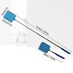 01 02 015 Fly Swatter, Stainless Steel Mini Fly Racket Retractable Durable for Home Office for Anti- for Repel Mosquitoes for Outdoor Camping