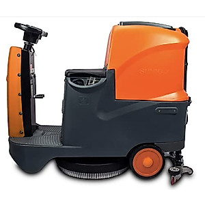 SM70 Ride-On Floor Scrubber, 22" Brush, Floor Scrubber with a Complete Set of Parts