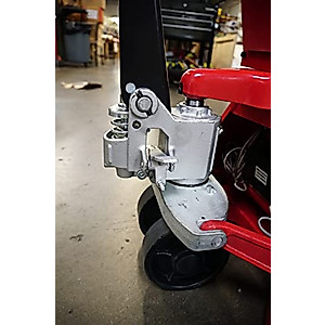 PEC Pallet Jack Forklift with Build-in Scale, 5000lbs Capacity Weighing, 48" Standard Fork, Fully Assembled for Heavy-Duty Industrial and Warehouse (Without Printer)