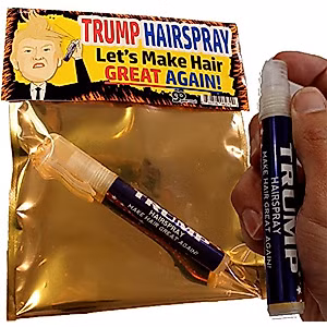 Trump Hairspray - Make Hair Great Again - Political Humor Gag Gift, Stocking Stuffer