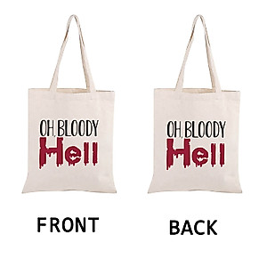 Tampon Tote Bag Period Pouch Sanitary Holder Oh Bloody Hell Bag Gifts For Best Friend (Oh Bloody Hell Tote B)