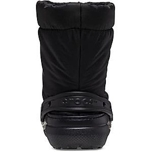 Crocs Unisex Classic Lined Neo Puff Fuzzy Winter Boots Snow Black, Numeric_9 US Women