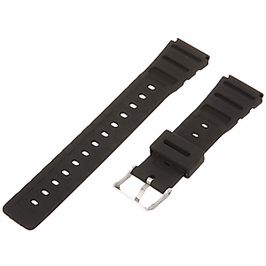 Timex Men's Q7B725 Resin Performance Sport 20mm Black Replacement Watch Band