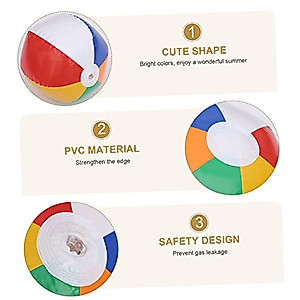 ibasenice 4pcs Inflatable Toys Beach Balls for Kids Giant Inflatable Ball Out Door Toys Beach Pool Toys Hawaiian Pool Toys Summer Party Favors Party Plaything Inflatable Water Playing Toy