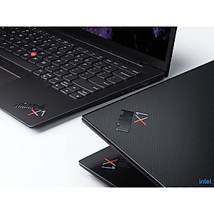 Lenovo Latest ThinkPad X1 Carbon Gen 9 14" UHD+ 4K (3840 x 2400) IPS, 500 nits, i7-1185G7 (Beat i7-1165G7), 16GB DDR4, 2TB SSD, Thunderbolt 4, Win 11 Pro, Black Carbon Fiber from Authorized Reseller