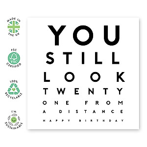 CENTRAL 23 - Funny Birthday Card For Friend - Suitable For Men and Women - Comes With Fun Stickers