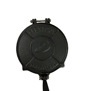 Heavy-Gauge Manual Reastaurant Cast Iron Flour Corn Tortilla Press Maker by Smart Cook