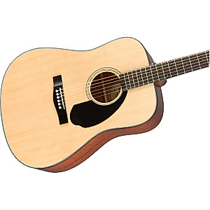 Fender CD-60S Dreadnought Acoustic Guitar, with 2-Year Warranty, Natural