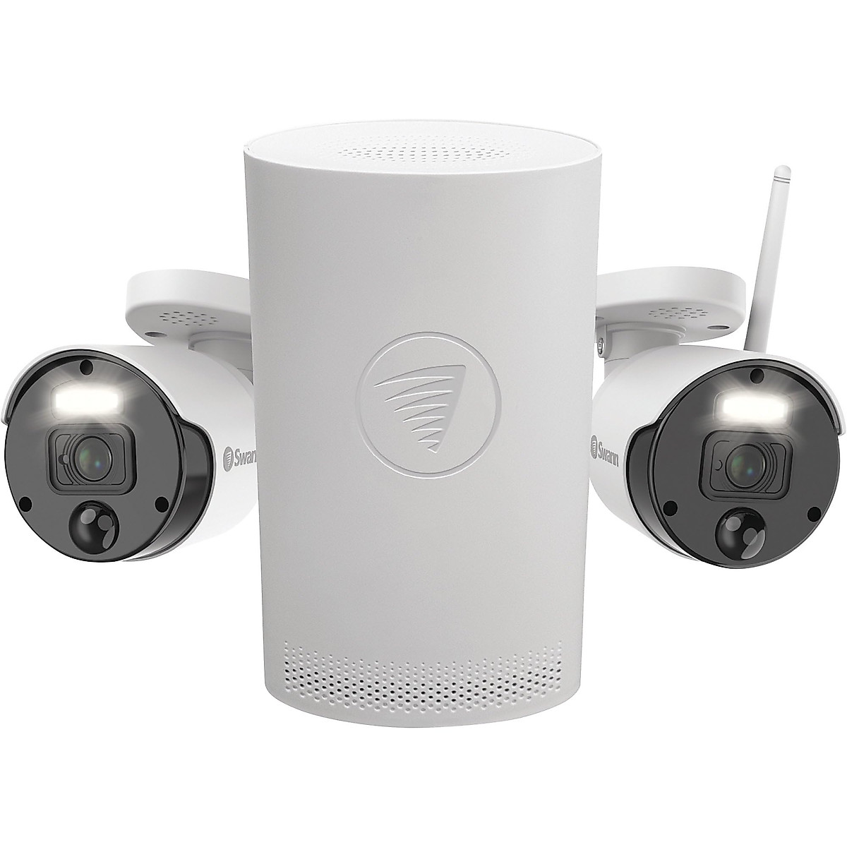 Swann NVW-800 4ch Wi-Fi NVR / 1TB / 2 x NVW-500CAM 1080p WiFi IP Digital Still Image Video Cameras