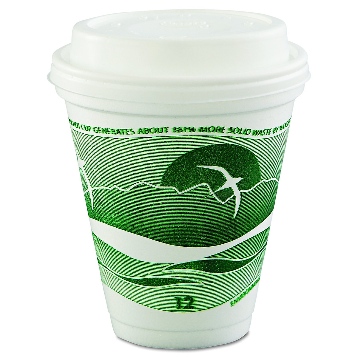 Dart 12J16H 12 oz Horizon Foam Cup (Case of 1000)