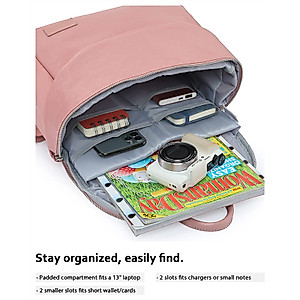 HotStyle 288s Chic Teacher Backpack, Compact & Stylish Daypack Purse for Women, Ash Grey