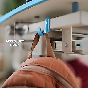 Mount-It! Kids Desk and Chair Set, Height Adjustable Sturdy, Girl Desk, Kids Art Desk, Kids Study Desk and Chair Set for Boys, Home School, Drafting Desk, Ergonomic Childrens Storage Drawer Blue