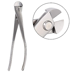 8inch Concave Cutter Bonsai Tool, Round Branch Cutter, 210mm Stainless Steel Bonsai Cutterround Edge Garden Pruning Shears Branches Cutter Scissors Beginner Bonsai Tools