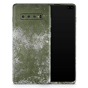 DesignSkinz Distressed Silver Texture v15 Protective Vinyl Decal Wrap Skin Cover Compatible with The Samsung Galaxy S20 (Screen Trim & Back Glass Skin)