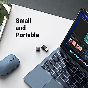 UGREEN Bluetooth Adapter for PC, 5.3 Bluetooth Dongle, Plug & Play for Windows 11/10/8.1, Bluetooth Transmitter & Receiver for Keyboard/Mouse/Headphone/Speakers/Printer