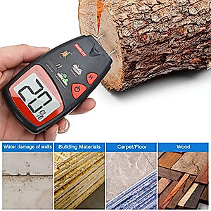 Moisture Meter, Wood Moisture Meter,Moisture Meter for Walls, Moisture Detector，Mold Detector, Soil Moisture Meter, Mold Test Kit for Home,Water Leak Detector