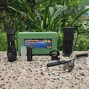 Night Vision Essentials Infrared Flashlights Tactical Hunting Gear Scope Illuminator for Rifle Arc Rail Ir Light 850nm Ir Flashlight (850nm 350 yard)