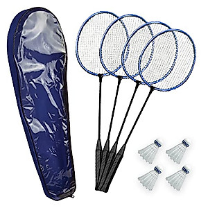 Poolmaster 72776 Above-Ground Mounted Poolside Volleyball / Badminton Game with Perma-Top Mounts , White