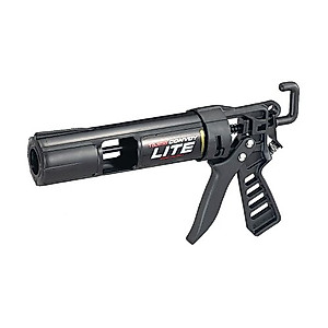 TAJIMA Caulk Gun - 1/10 Gallon (10 oz) Convoy Lite Caulking Tool with Ultra Lightweight ABS Construction & Auto Flow Stop - CNV-100LT