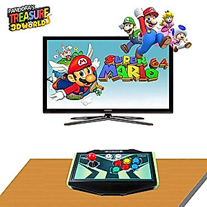 EG STARTS 2 Player Arcade DIY Kit Arcade Joystick + 16x LED Illuminated Arcade Buttons + 2 Player + Coin Buttons for Raspberry Pi 3B Model Project DIY Parts (Mixed Color Kits)