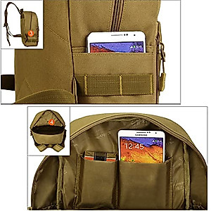 CREATOR 10L Mini Backpack Military MOLLE Tactical Backpack Rucksack Travel Daypack Gear Assault Pack