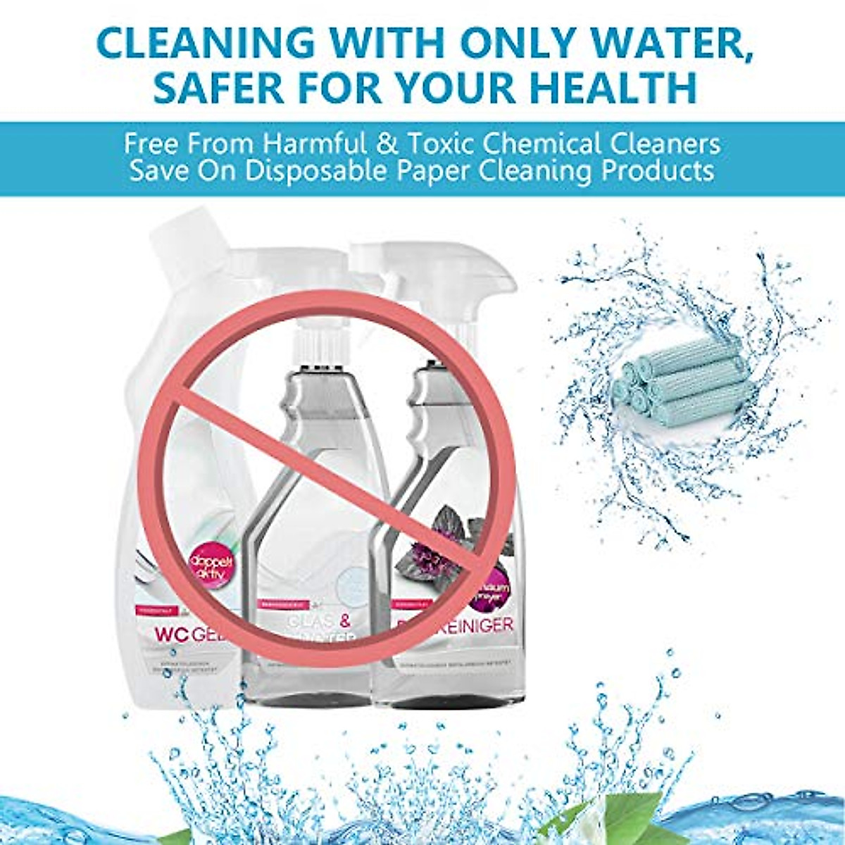 MAKUANG Waffle Weave Towel, Microfiber Waffle Weave Drying Towel Cloth for Car Detailing, Home Kitchen, All-Purpose Streakless Microfiber Cleaning Cloth, 12 x 12 Inches, 8 Pack