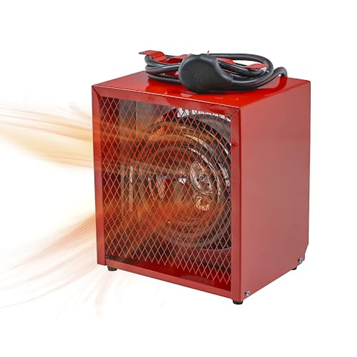 Comfort Zone Electric Fan-Forced Industrial Garage, Workshop Utility Space Heater, Thermostat Control, Heavy Gauge Steel, Carry Handle, Rubber Feet, NEMA 6-30P, & Overheat Protection, 4,800W, CZ290