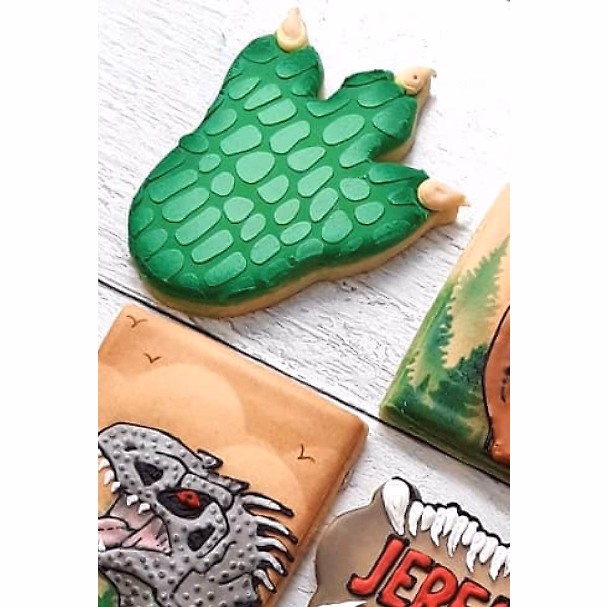 Dinosaur Footprint Cookie Cutter, 4" Made in USA by Ann Clark