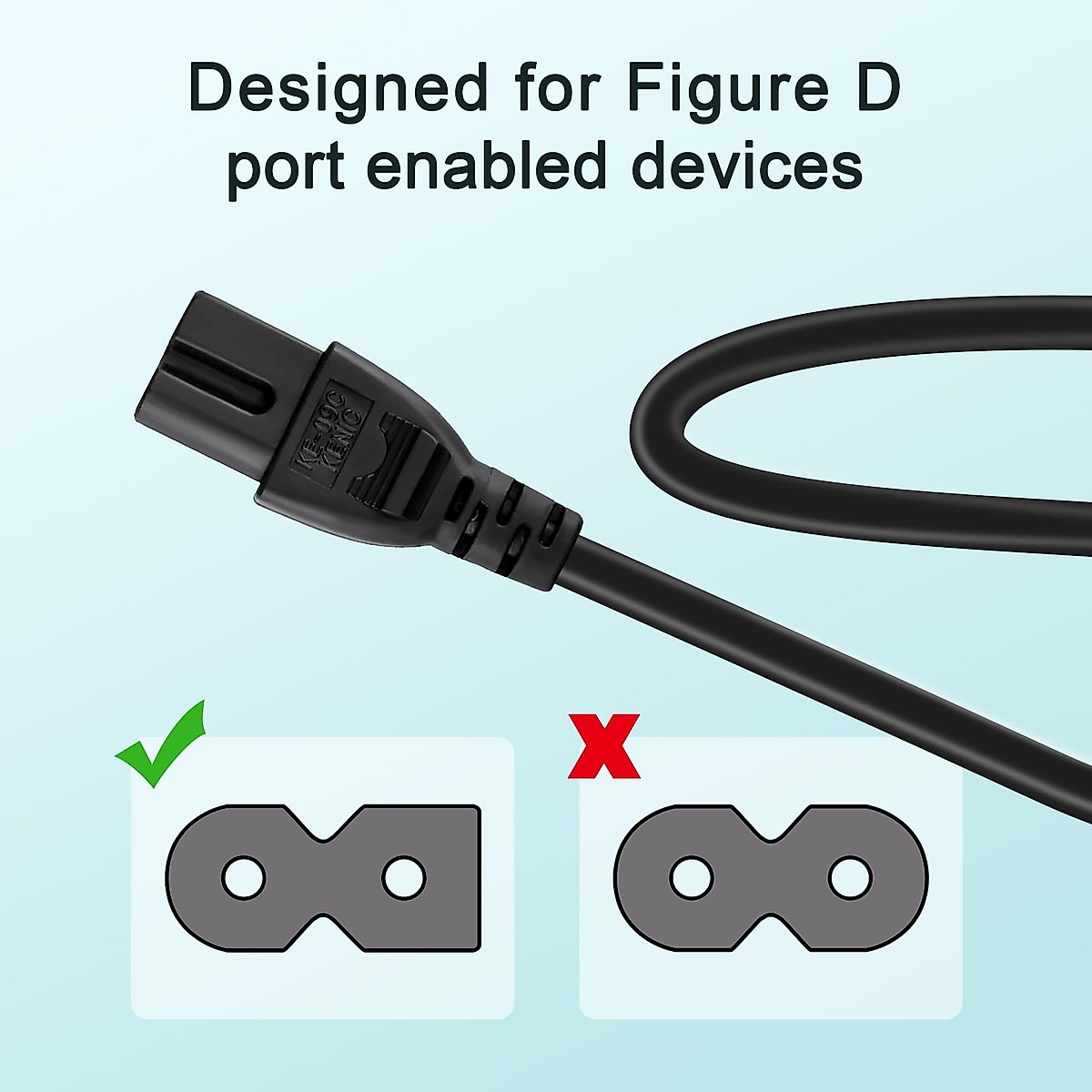SLLEA 6ft AC Power Cord Cable Plug Compatible with Bose Acoustimass 3 6 9 10 15 25 Series IV Speaker System; Bose 3-2-1 321 GS Series II Powered Subwoofer