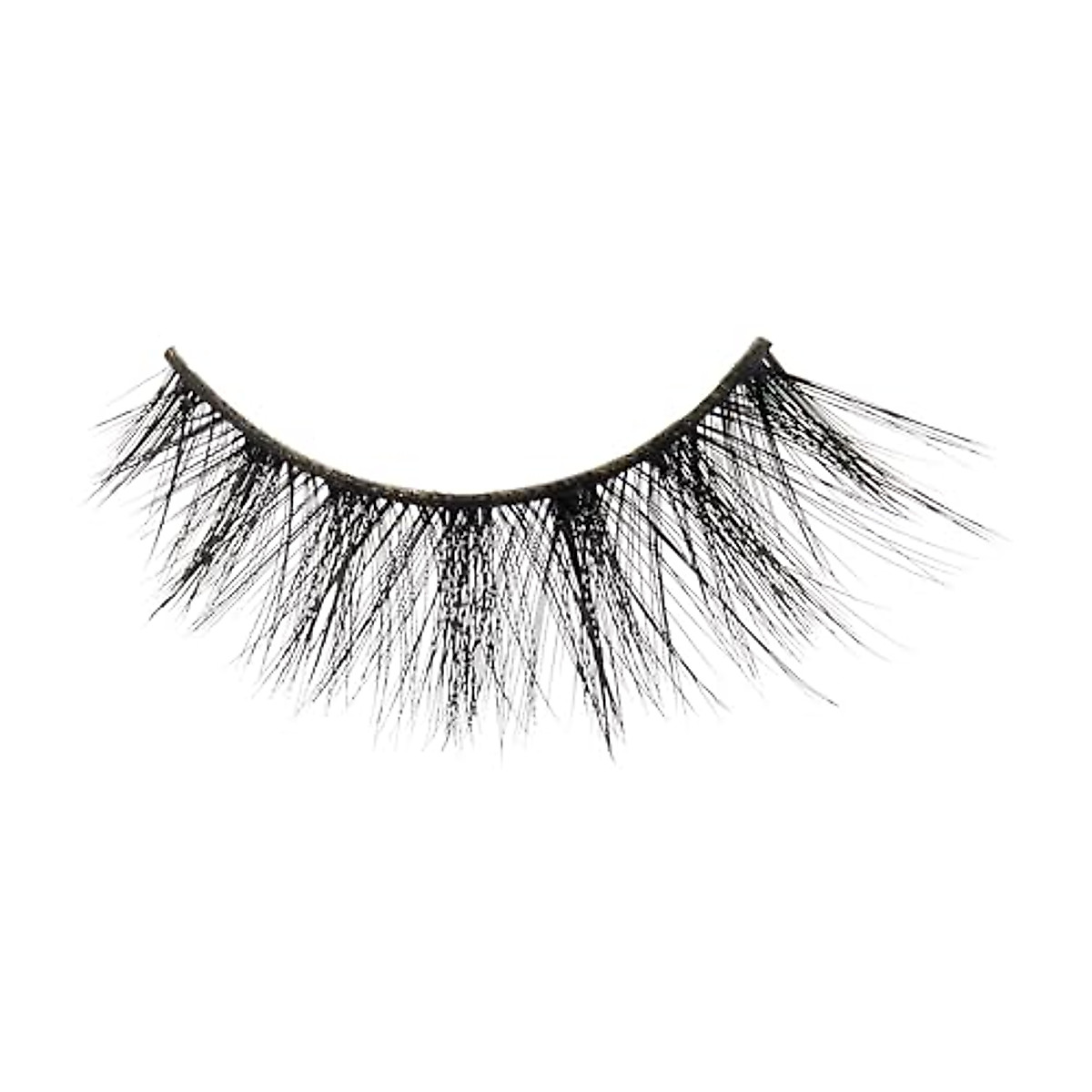 KISS Lash Couture Triple Push-Up, False Eyelashes, Teddy', 12 mm, Includes 1 Pair Of Lash, Contact Lens Friendly, Easy to Apply, Reusable Strip Lashes