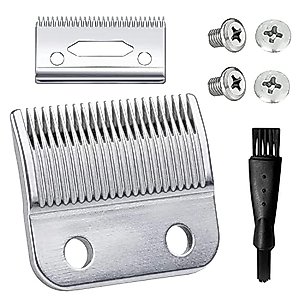 Replacement Blade for Wahl Clippers, Professional Precision 2 Holes Adjustable Hair Trimmer Parts Blades Compatible with Wahl 5 Star Series Cordless, Super Taper, Magic Clip Clipper for Barber