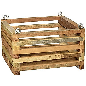 Better-Gro Cedar Slat Vanda Basket - 6 inch Square