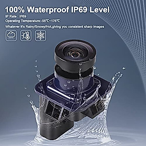 AISHAN Rear View Backup Camera Parking Assist Camera Compatible with 2010-2014 Ford F150,2015-2018 Ford Mustang Replace# BL3Z-19G490-B, EL3Z-19G490-D