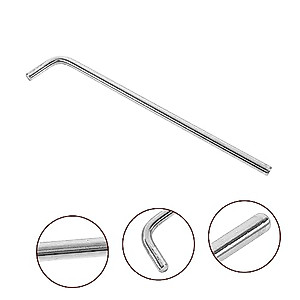 KONTONTY Ice Cream Machine Latch Shop Supplies Portable Ice Cream Maker Parts Ice Cream Grip Multipurpose Hook up Soft Serve Ice Cream Machine Accessories Silver Stainless Steel Ice Cream