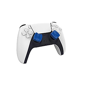 Gioteck SMP PS5 – Thumb Grips PS5 Megapack Caps/Caps/Protective Silicone for PlayStation 5 Joysticks – Non-Slip – Aiming Aid – PS5 Controller Protector (3 Pack) White/Blue/Black