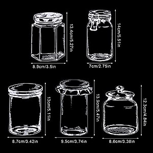 TOYMIS 20pcs Flower Bookmark, Transparent Bookmark Clear Waterproof DIY Dried Flower Bookmarks Craft for Home DIY Craft Reading Scrapbook (Regular Bottle)