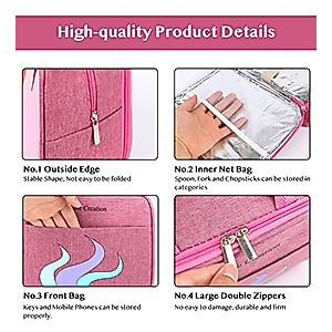 Insulated Lunch Box Bag for Kids, Reusable Durable Lightweight Lunch Bag for Girls Boys, Keep Food Cold/Warm, Unicorn