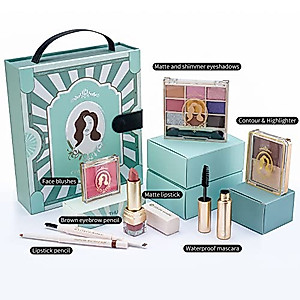Makeup Kit for Teen Girls 7 Days Advent Calendar Week Makeup Countdown Set Perfect Makeup Advent Calendar of Makeup Gift Set Cruelty Free with 7 Individually Boxed Makeup Kits Surprises