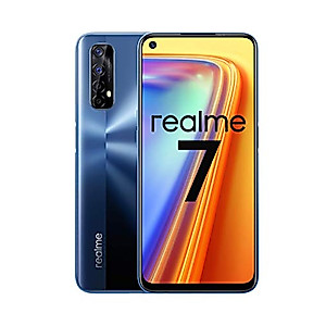 Realme 7 4G LTE Volte Factory Unlocked 48Mp Quad Camera RMX2155 (At&t Tmobile Metro Latin Europe) International (NO Verizon/Boost) (Mist Blue, 64GB + 6GB)