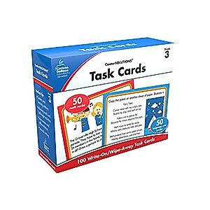 Carson-Dellosa Task Cards Learning Cards Grade 3