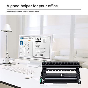 SASAS ISHIEY (Black, 2-Pack) Compatible Drum Units Replacement for Brother DR730 DR-730 DR 730 MFC-L2710DW MFC-L2750DW HL-L2370DW HL-L2395DW HL-L2350DW HL-L2390DW DCP-L2550DW MFC-L2750DWXL Printer