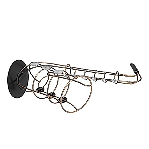 Horoper Decor Wine Holder Wine Rack, Wine Bottle Holder Metal Figurines Saxophone Practical Crafts Home Decoration Accessories,Wine Bottle Storage, Home Bar Decor Crafts