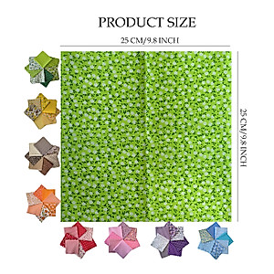 56 Pcs Precut Fabric Squares 10x10 inch, Cute Rustic Patterned Fabric Multicolor 100% Cotton Quilting Squares Bundles for Patchwork Sewing Crafts