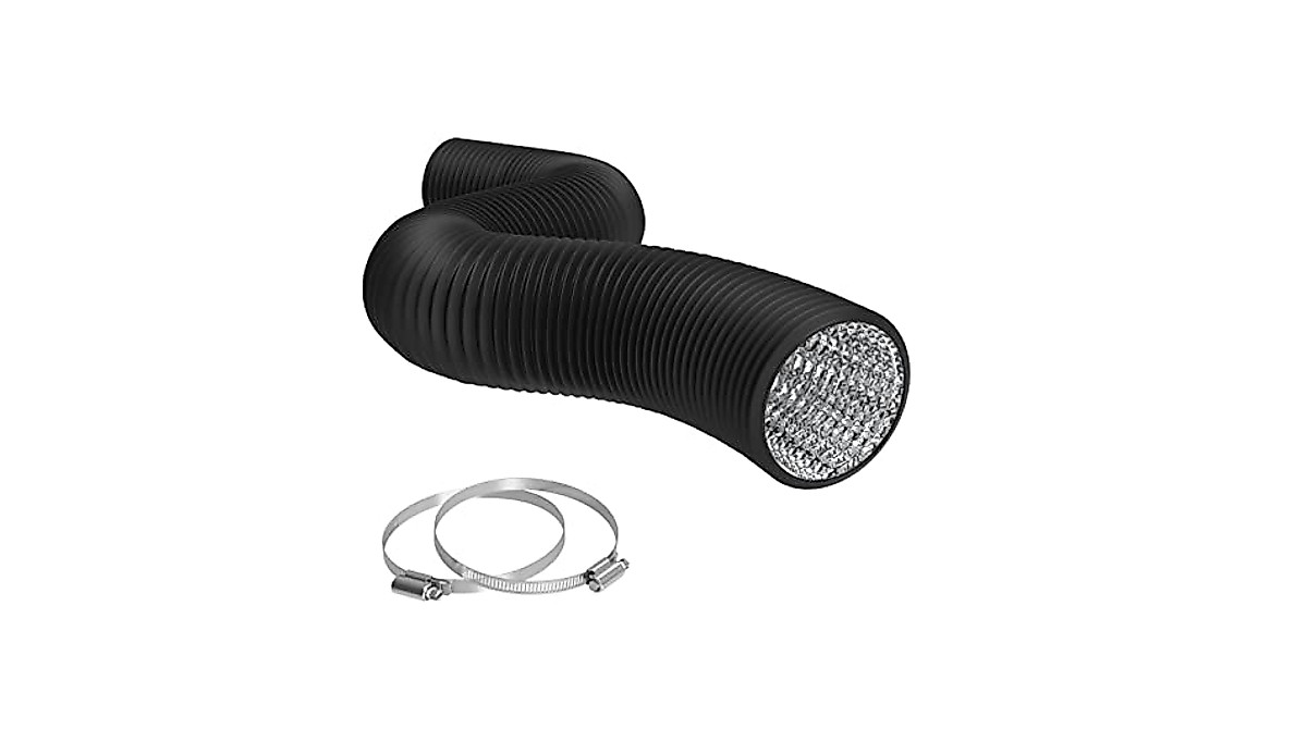 TerraBloom 6 Inch Flexible Ducting - 25 Feet for Grow Tents & HVAC